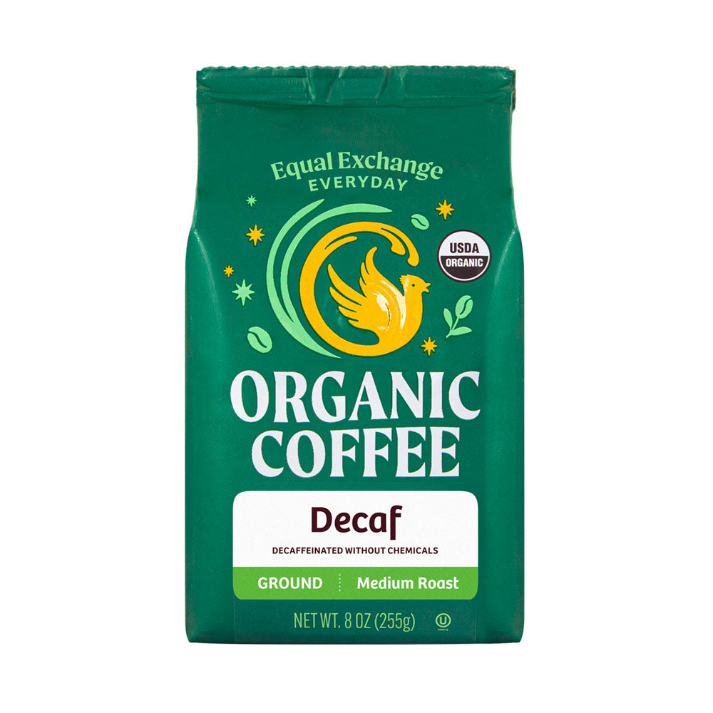 Organic Decaf Coffee, 8oz drip grind – Equal Exchange