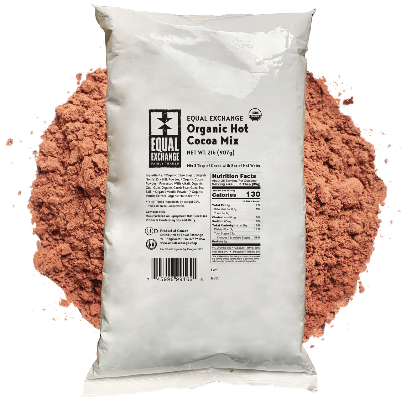 Organic Hot Cocoa Mix, 2lb bulk bag – Equal Exchange